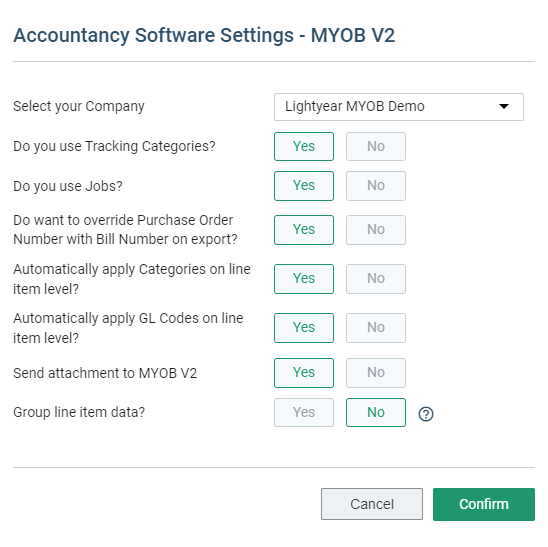 Connecting to MYOB AccountRight