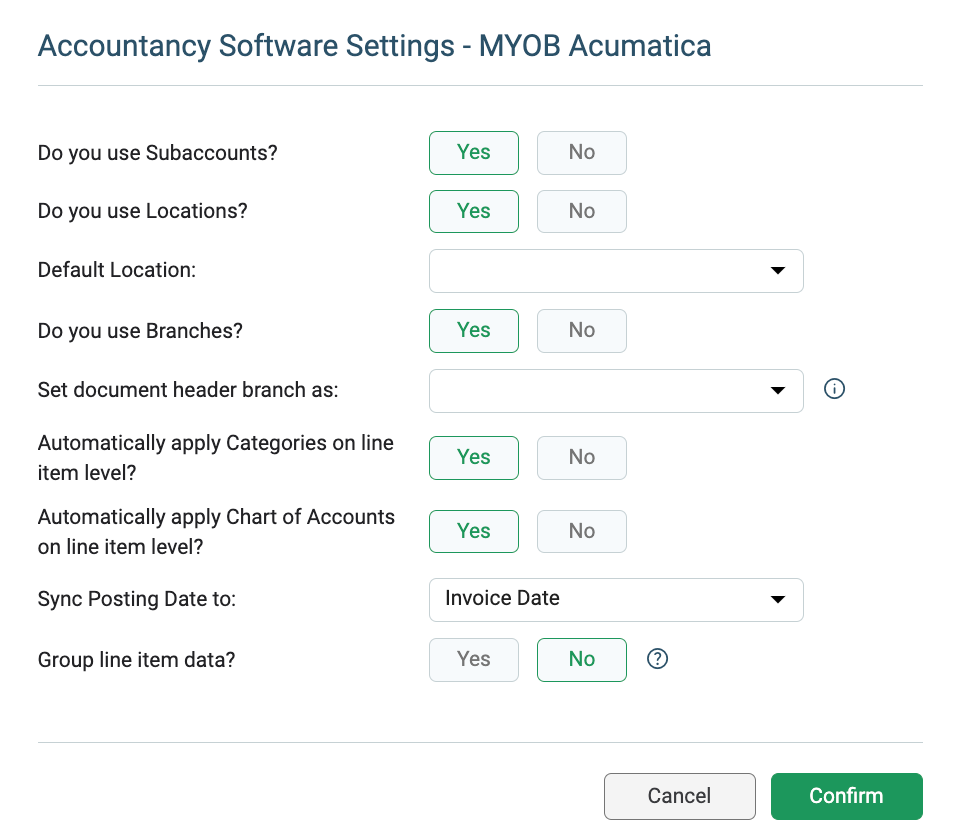 MYOB Acumatica Integration Setup Guide
